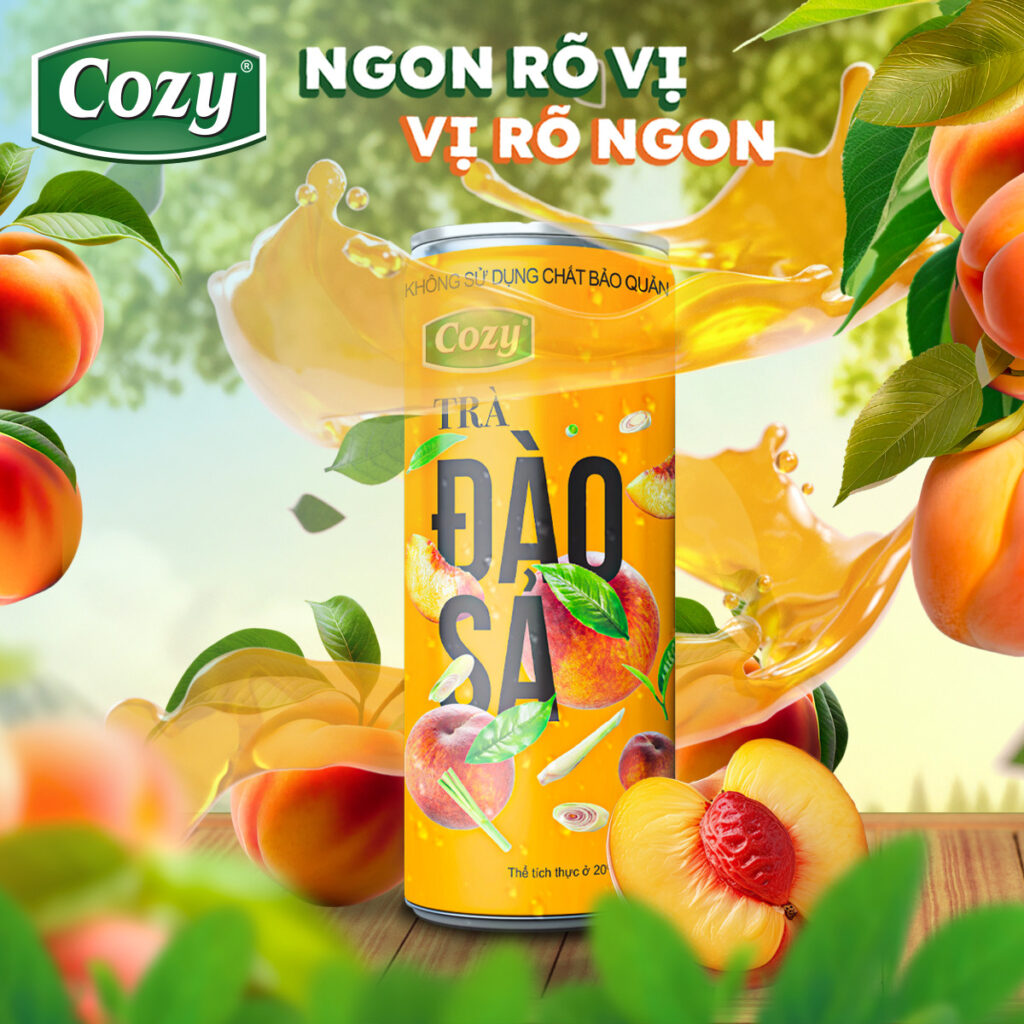 Trà đào sả